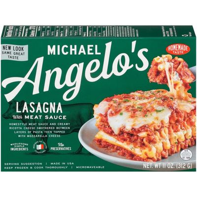Michael Angelo's Lasagna With Meat Sauce (11 oz) - Instacart