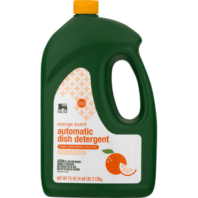 Food Lion Dish Detergent, Automatic, Orange Scent, Jug (75 oz) - Instacart