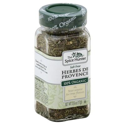 The Spice Hunter Herbes De Provence, Salt Free, Organic, Bottle (0.6 oz ...