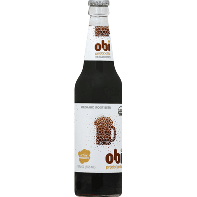 Obi Probiotic Soda, Organic, Root Beer (12 fl oz) Delivery or Pickup ...