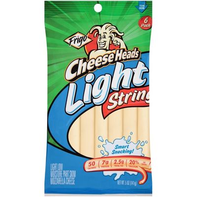 Frigo® Cheese Heads® Light String Cheese (5 oz) - Instacart