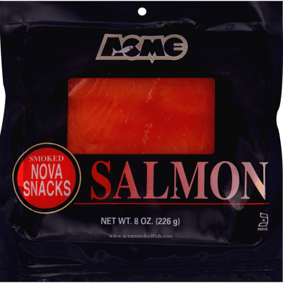 Acme Nova Snacks Smoked Salmon (8 oz) - Instacart
