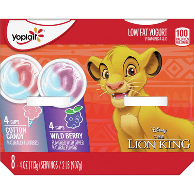 Yoplait Kids Yogurt, Trix Cotton Candy & Berry Blue Variety Pack, 8 ...