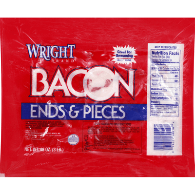 Wright Bacon, Ends & Pieces (48 oz) - Instacart