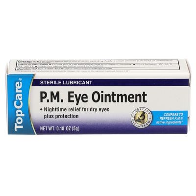 TopCare Sterile Lubricant Pm Eye Mineral Oil 20%, White Petrolatum 80% ...