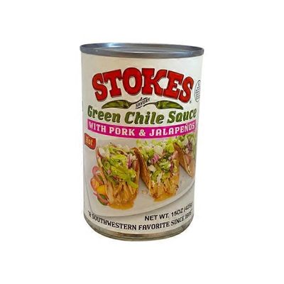 Stokes Green Chile Sauce With Pork & Jalapeños (15 oz) Delivery or ...