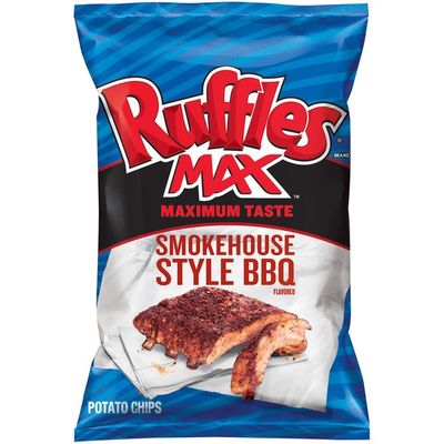 Ruffles Smokehouse Style BBQ Potato Chips (9 oz) - Instacart