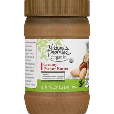 Nature's Promise Organic Creamy Peanut Butter (16 oz) - Instacart