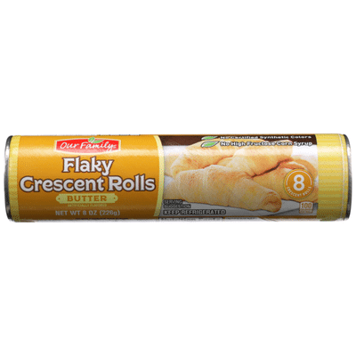 Our Family Butter Flavored Flaky Crescent Rolls (8 oz) - Instacart