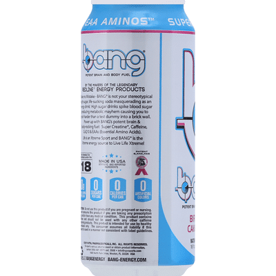 Bang Energy Energy Drink, Birthday Cake Bash (16 fl oz) - Instacart