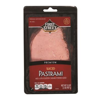 First Street Sliced Pastrami (2 lb) - Instacart