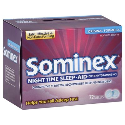 Sominex Nighttime Sleep-Aid, Original Formula, Tablets (72 ct) - Instacart