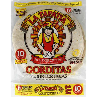 La Tapatia Tortillas, Flour, Gorditas, Soft Taco Size (10 each) - Instacart