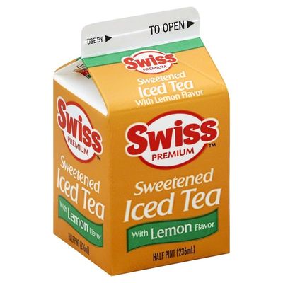 Swiss Premium Iced Tea, Sweetened, with Lemon Flavor (0.5 pt) - Instacart