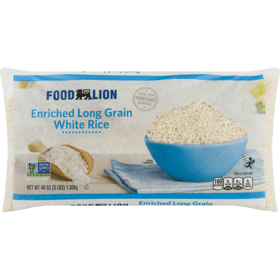 Food Lion White Rice, Enriched Long Grain (48 oz) - Instacart