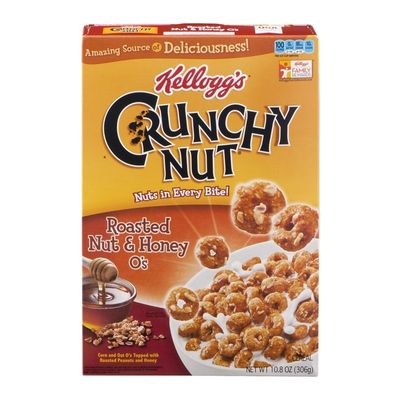 Kellogg's Crunchy Nut Roasted Nut & Honey Cereal (10.8 oz) - Instacart