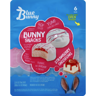 Blue Bunny Strawberry Cheesecake (2.5 fl oz) - Instacart