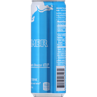 Red Bull Energy Drink, Beach Breeze, The Summer Edition (12 oz) - Instacart