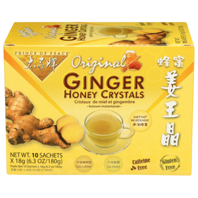 Prince of Peace Instant Tea, Ginger Honey Crystals, Original Flavor ...