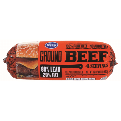 Kroger Ground Beef (16 oz) - Instacart