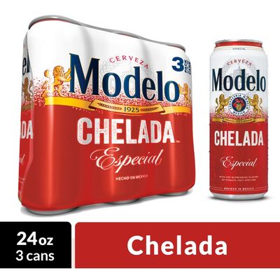 Modelo Chelada Especial Mexican Import Flavored Beer Cans (24 fl oz ...