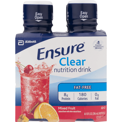 Ensure Clear Nutrition Drink Mixed Fruit Ready-to-Drink Bottles (10 fl ...
