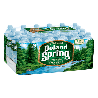 Poland Spring 100% Natural Spring Water (16.9 oz) - Instacart