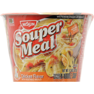 Nissin Souper Meal Chicken Flavor with Vegetable Medley (4.3 oz ...