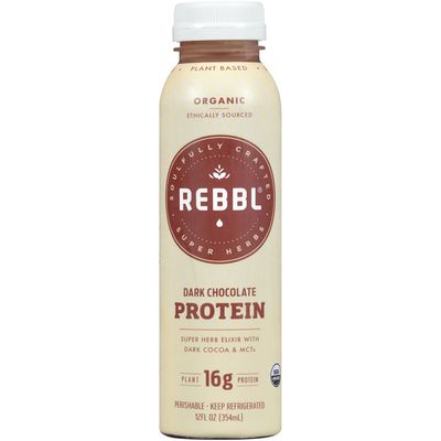 Rebbl Dark Chocolate Protein Super Herb Elixir (12 oz) - Instacart