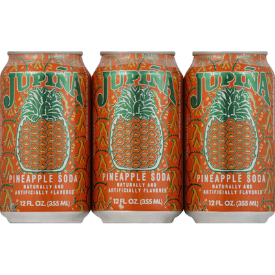 Jupina Soda, Pineapple (6 each) - Instacart