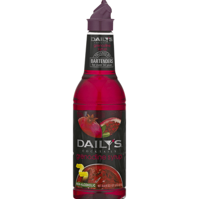 Dailys Syrup, Grenadine (fl oz) Delivery or Pickup Near Me - Instacart