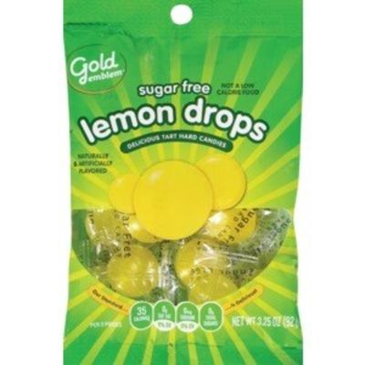 CVS Gold Emblem Sugar Free Lemon Drops Tart And Hard Candy (3.25 oz ...