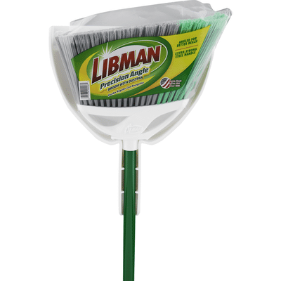 Libman Broom with Dustpan, Precision Angle (1 each) - Instacart