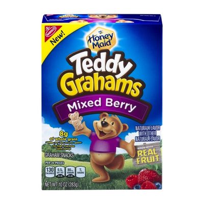 Teddy Grahams Graham Snacks, Mixed Berry (10 oz) - Instacart