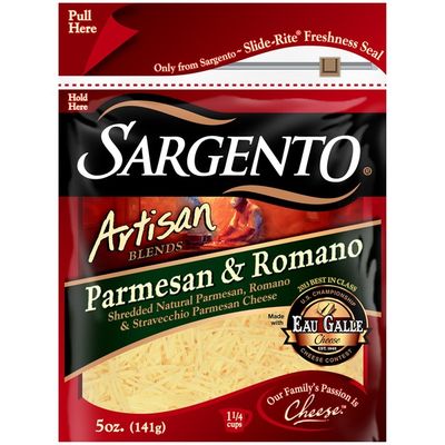 Sargento Parmesan & Romano Shredded Cheese (5 oz) - Instacart
