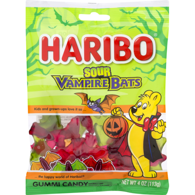 Haribo Gummi Candy Vampire Bats Sour (4 oz) - Instacart
