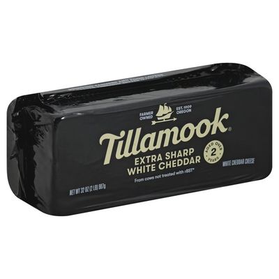 Tillamook Extra Sharp White Cheddar Cheese Block (2 lb) Delivery or ...