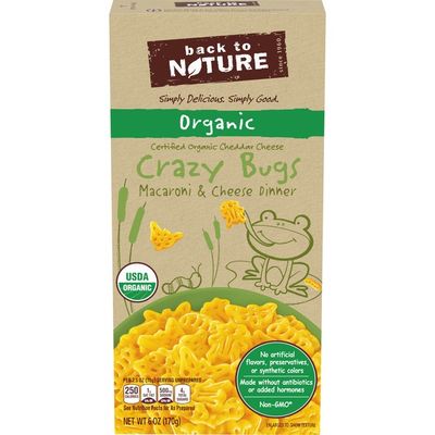 Back to Nature Crazy Bugs Organic Macaroni & Cheese Dinner (6 oz ...