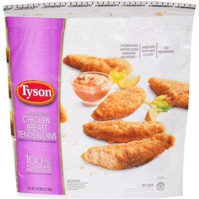 Tyson Breaded Chicken Breast Tenderloins (80 oz) - Instacart
