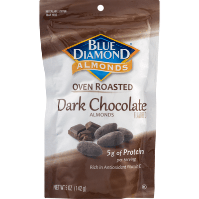 Blue Diamond Almonds Oven Roasted Dark Chocolate Almonds (5 oz) - Instacart