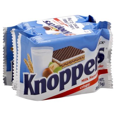 Knoppers Milk Chocolate Hazelnut Wafer Candy (2.6 oz) - Instacart