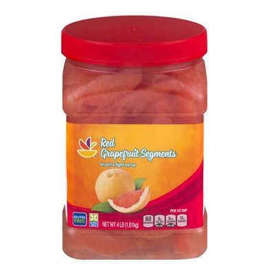 SB Red Grapefruit Segments in Extra Light Syrup (4 lb) - Instacart