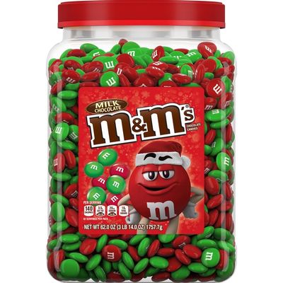 M&M's Red and Green Milk Chocolate Christmas Candy (62 oz) - Instacart