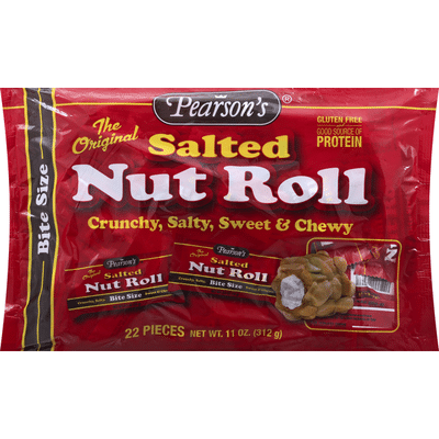 Pearson Nut Roll, The Original, Salted, Bite Size (11 oz) - Instacart