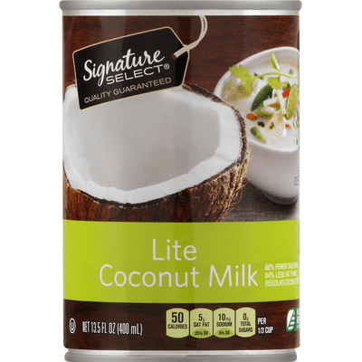 Signature Select Coconut Milk, Lite (13.5 oz) - Instacart