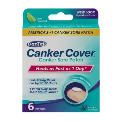 DenTek Canker Cover Canker Sore Patch Mint - 6 CT (6 ct) - Instacart