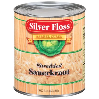 Silver Floss Sauerkraut, Shredded (99 oz) - Instacart