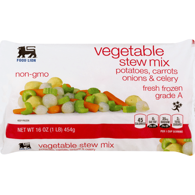 Food Lion Vegetable Stew Mix, Non-GMO, Bag (16 oz) - Instacart