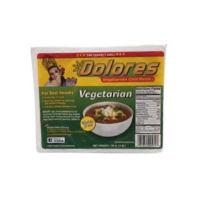 Dolores Vegetarian Chili Brick (16 oz) - Instacart