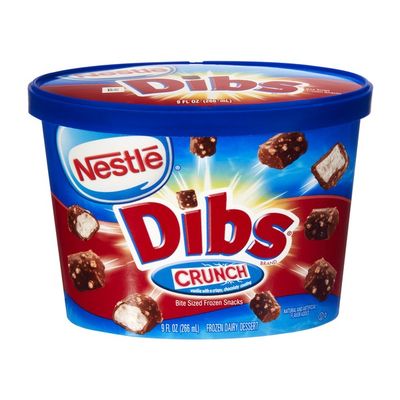 Dibs Crunch Bite Sized Frozen Dairy Dessert (9 fl oz) - Instacart